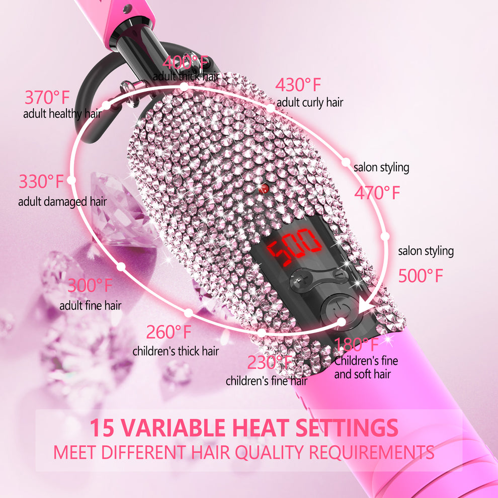 180℉-500℉ bling bling diamond electric Hot Comb – DAN TECHNOLOGY US